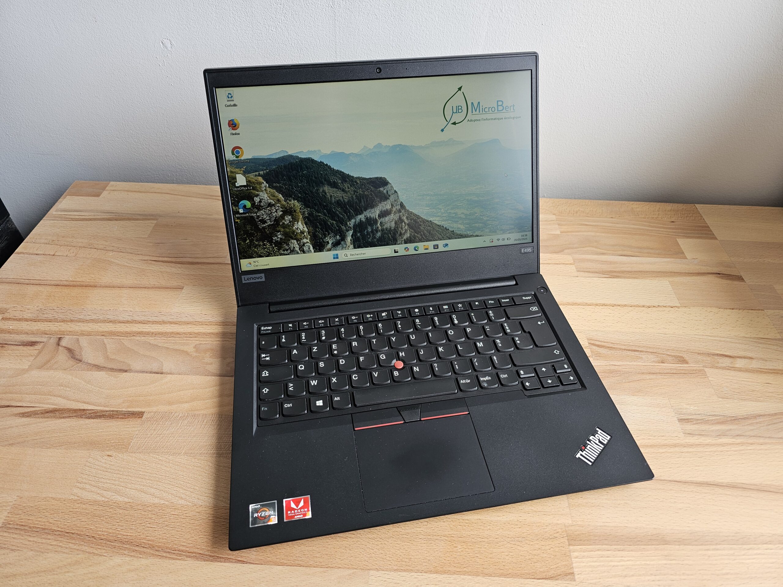 Lenovo ThinkPad E495 | Full HD 14" | Ryzen 5 3500u | 8Go | SSD 256Go ...